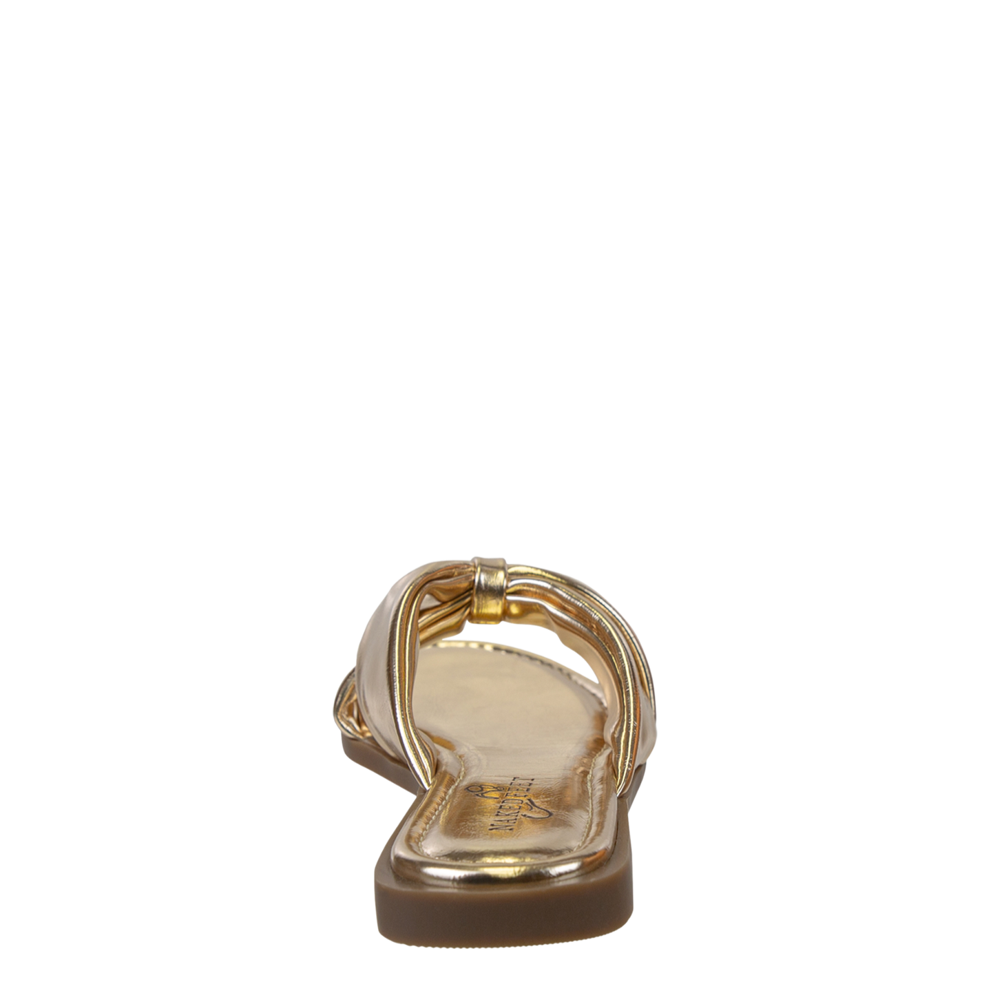 GOA in GOLD Flat Sandals – Nakedfeet Shoes