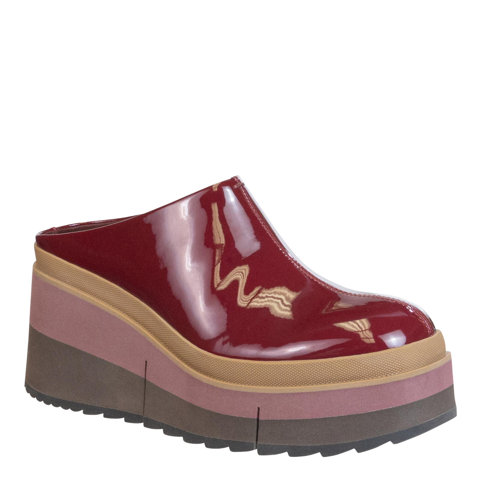 COACH in DEEP RED Platform Clogs – Nakedfeet Shoes